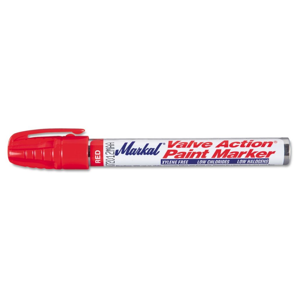 Markal VALVE ACTION PAINT MARKER, RED (MKL 96822) – Weld Cheap